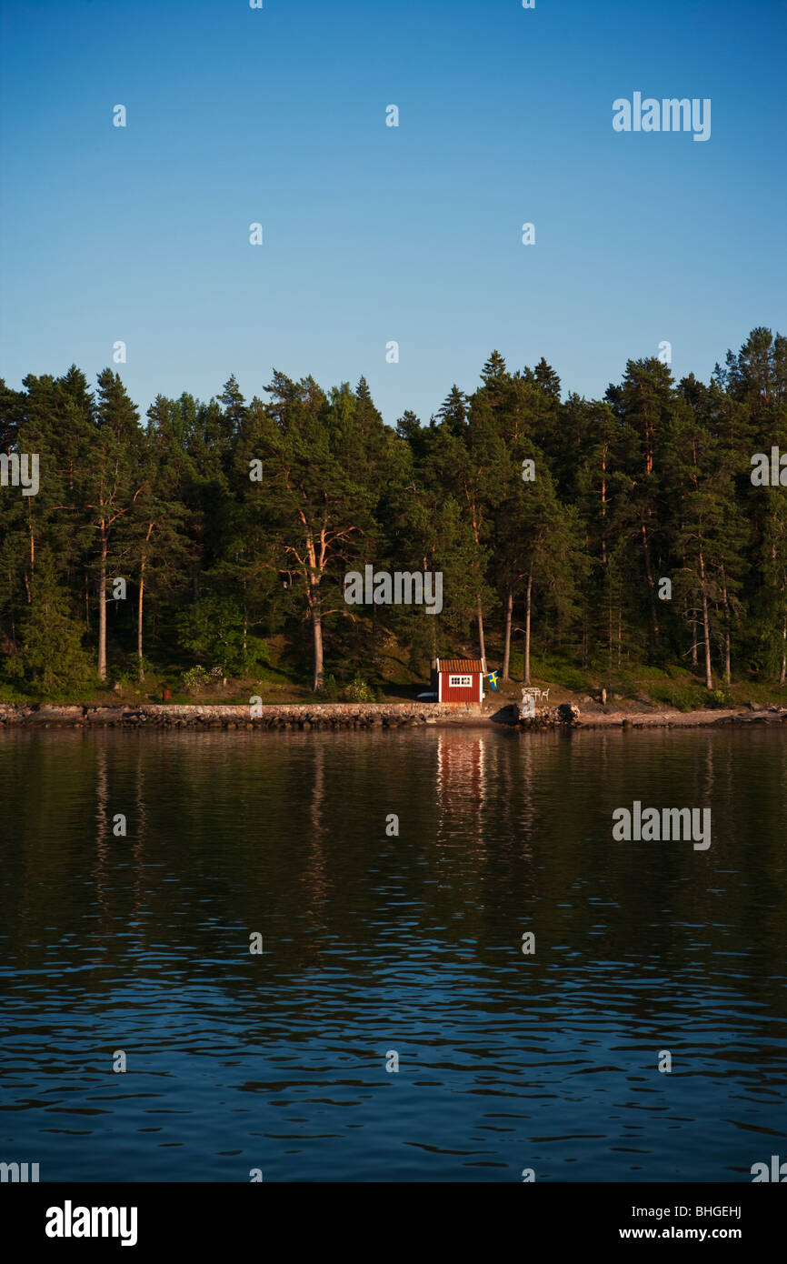 A small house by the sea, Sweden Stock Photo - Alamy