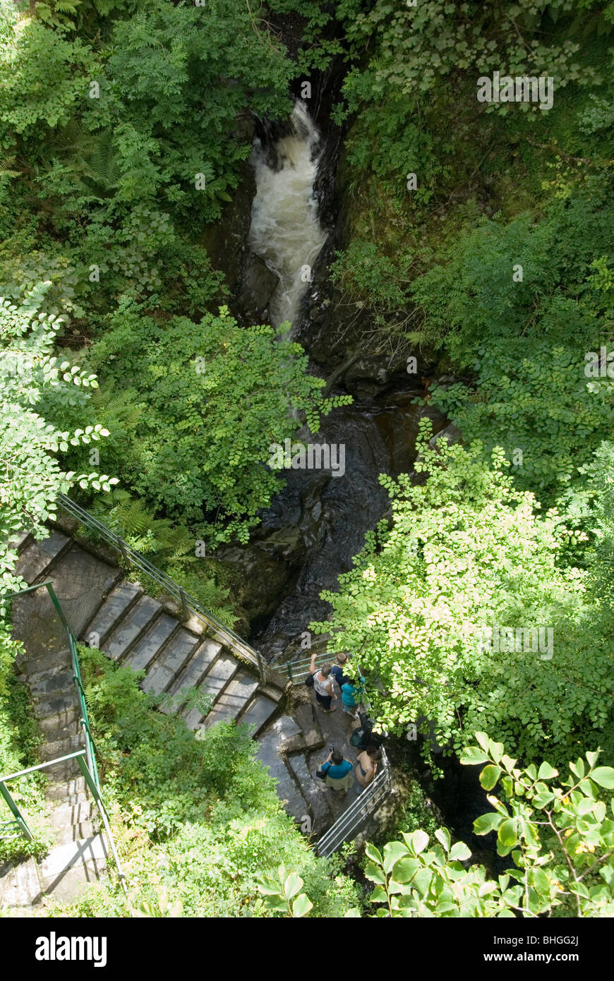 People Climbing Steps of the Easier Punchbowl and Three Bridges Walk ...