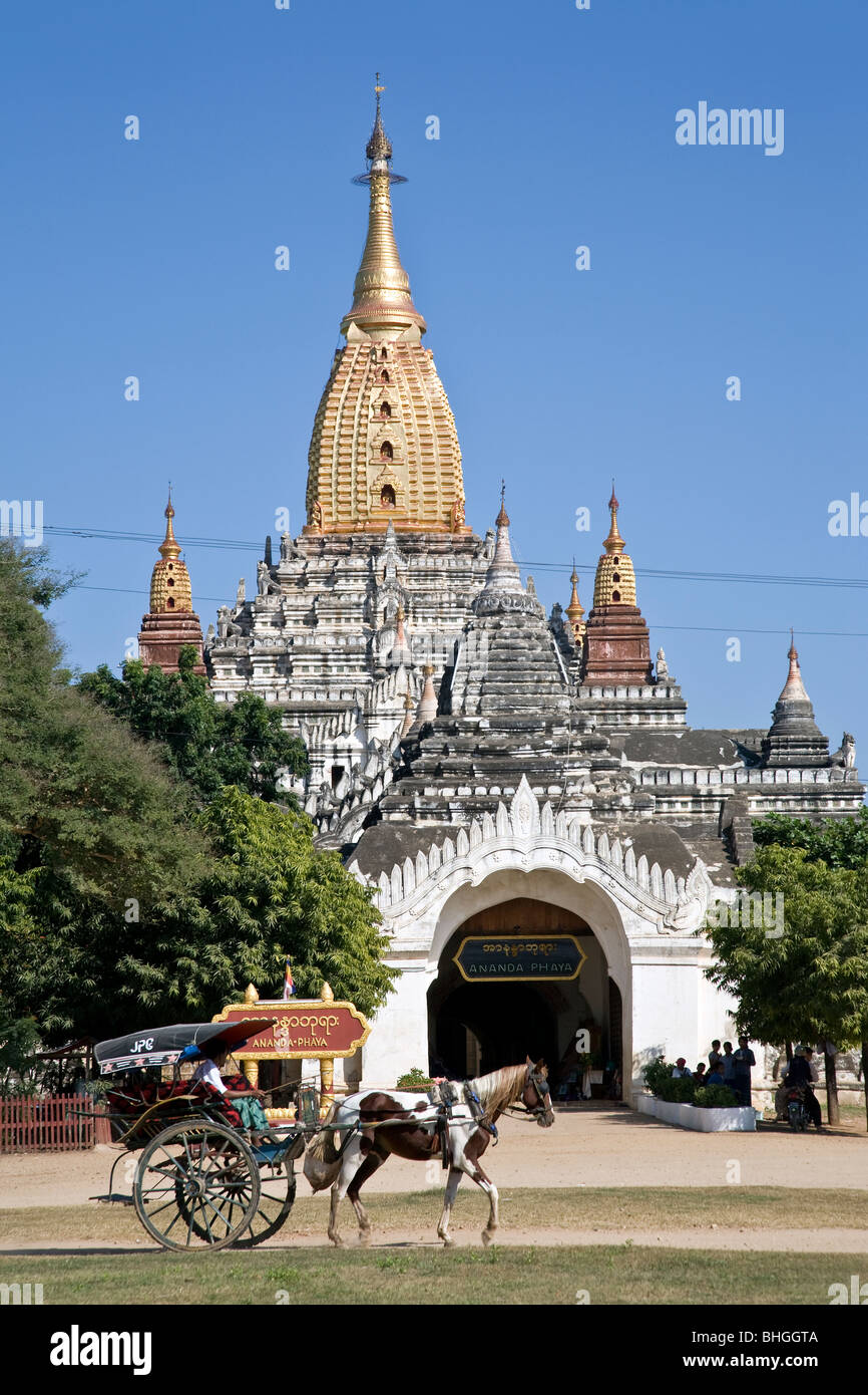 Ananda Paya. Bagan. Myanmar Stock Photo - Alamy