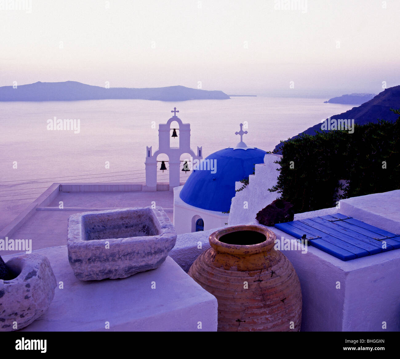 Santorini Greek Islands Greece Hellas Stock Photo - Alamy