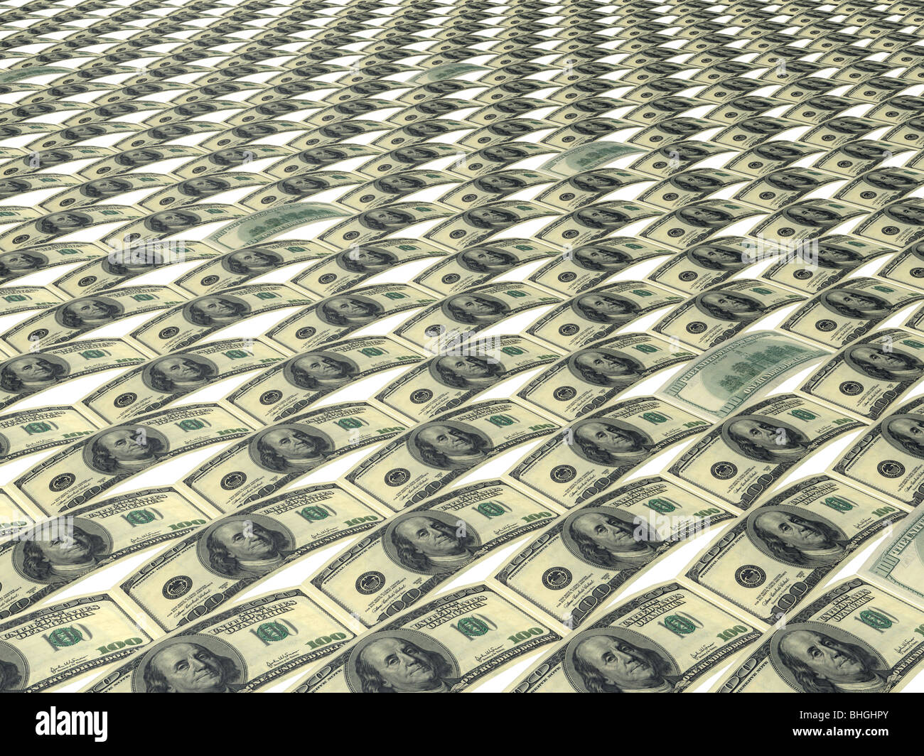 The Texture painted into image of dollars Stock Photo - Alamy
