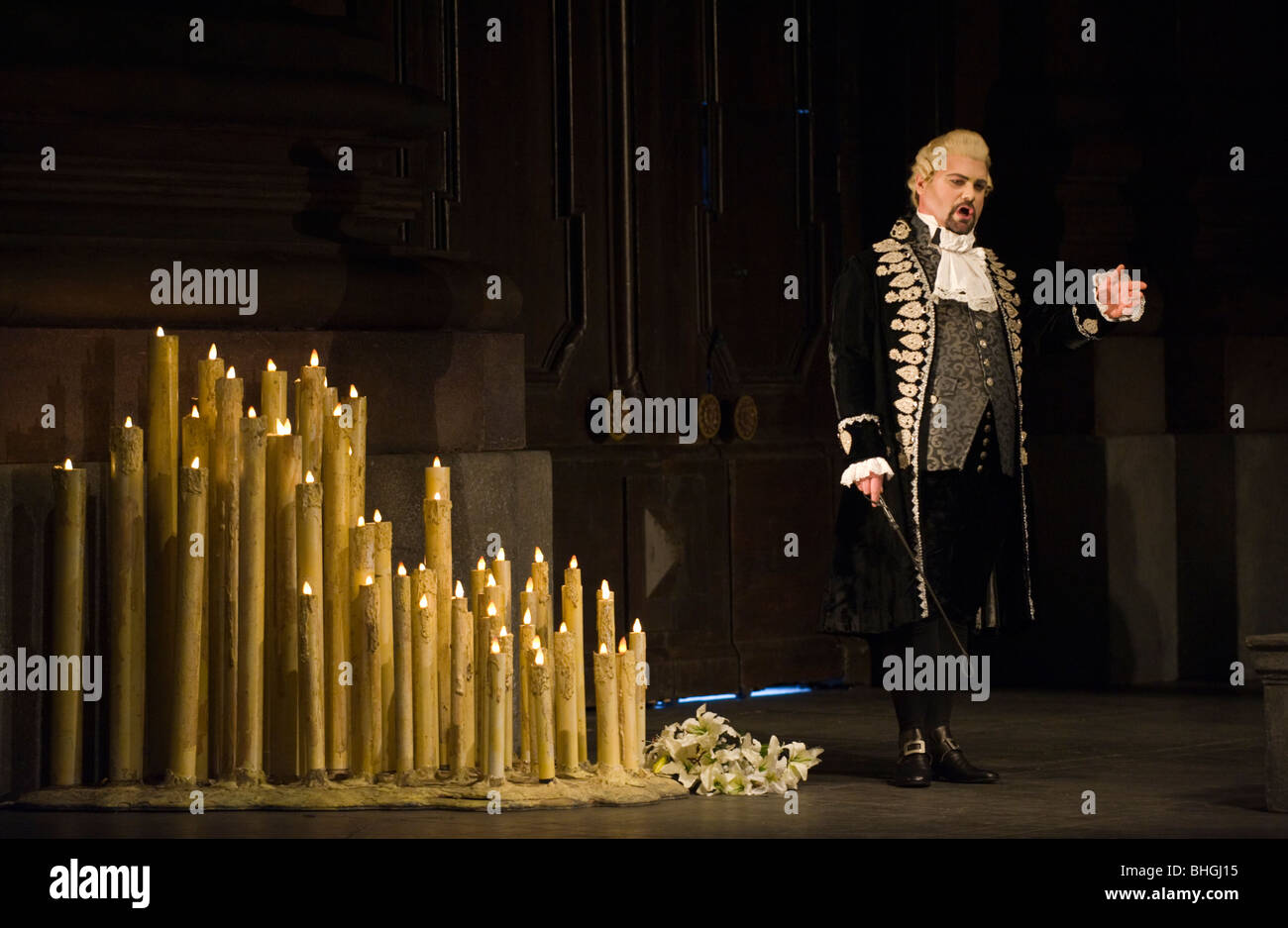 Welsh National Opera production of Tosca by Puccini, Scarpia - Simon ...