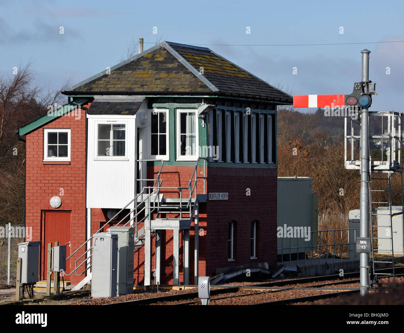 Scottish signal box hi-res stock photography and images - Alamy