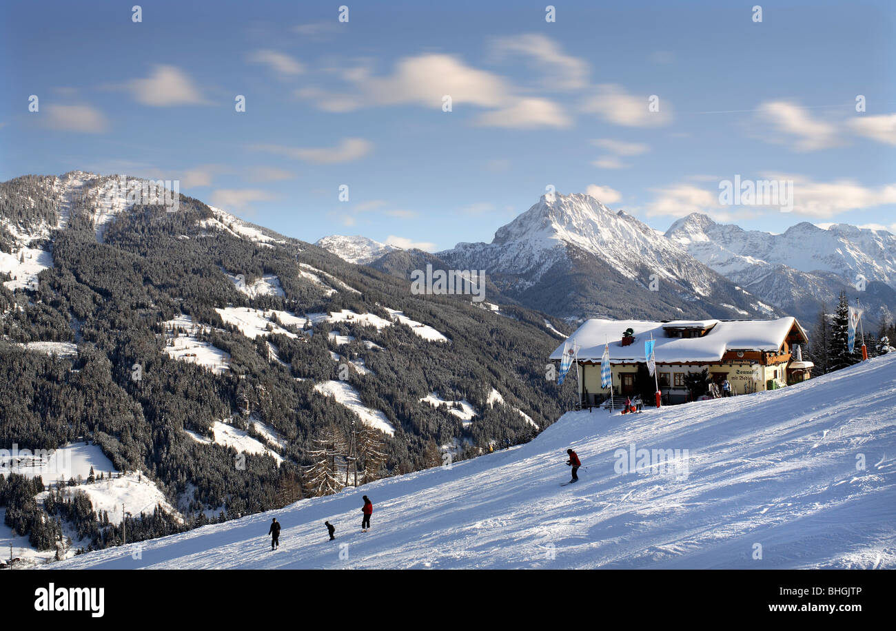 ski scene austria Stock Photo - Alamy