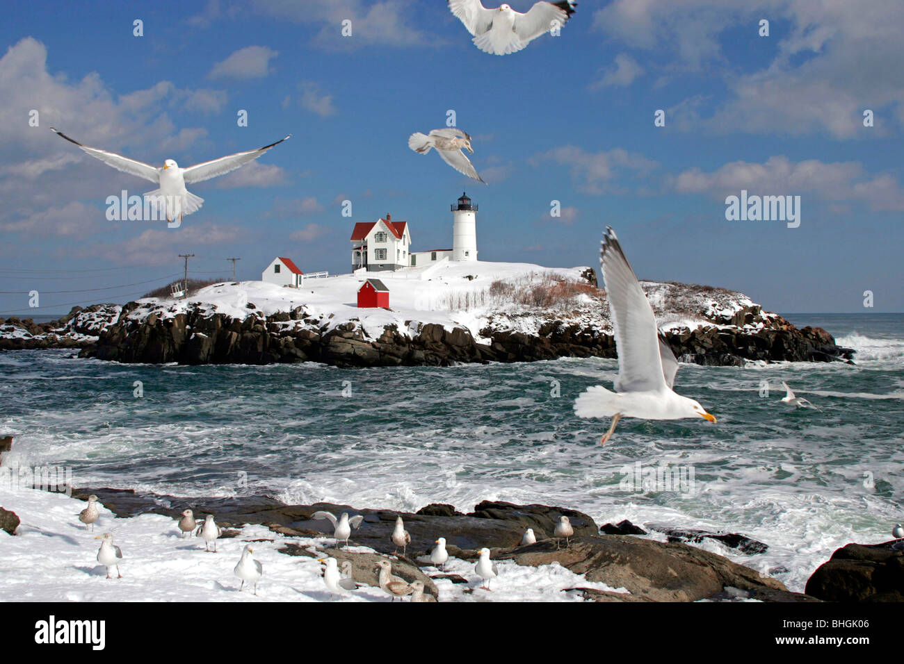 Nubble light hi-res stock photography and images - Alamy