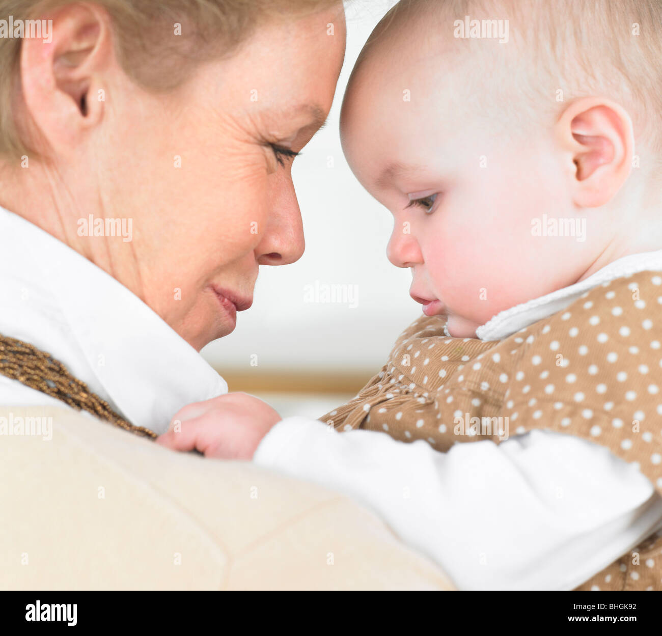 grandmother and baby Stock Photo - Alamy