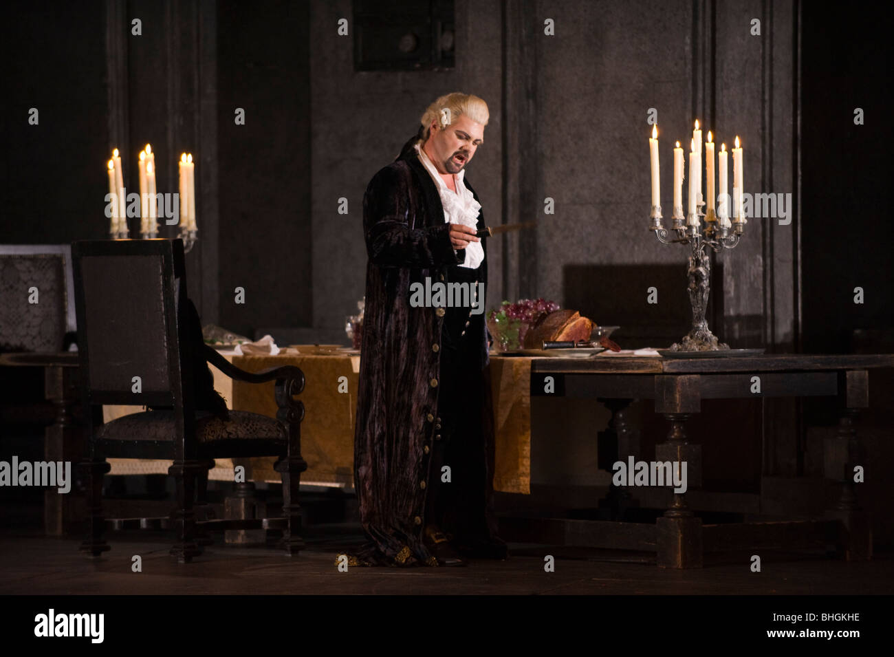 Welsh National Opera production of Tosca by Puccini, Scarpia - Simon ...