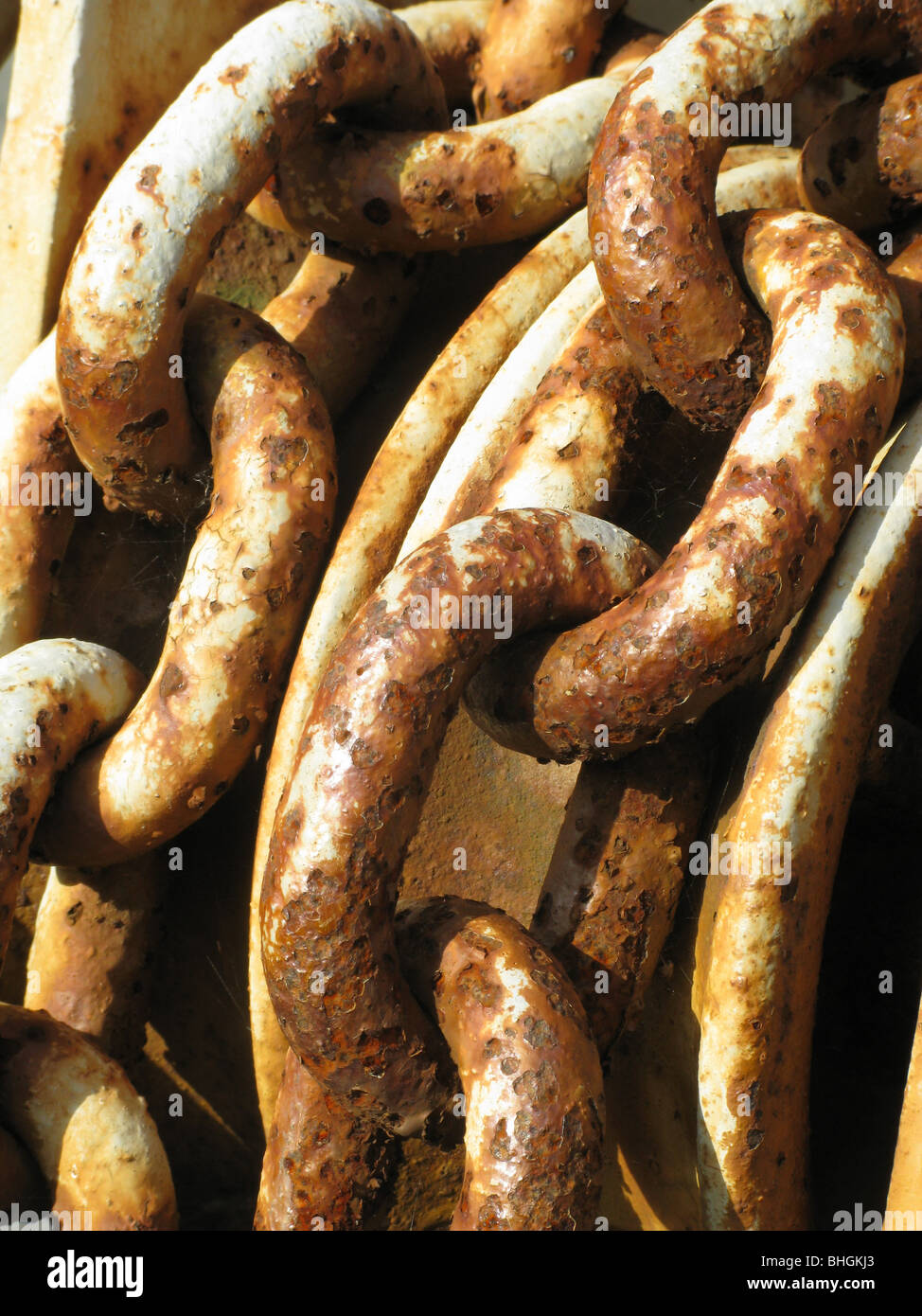 Old rusty chains on hi-res stock photography and images - Alamy