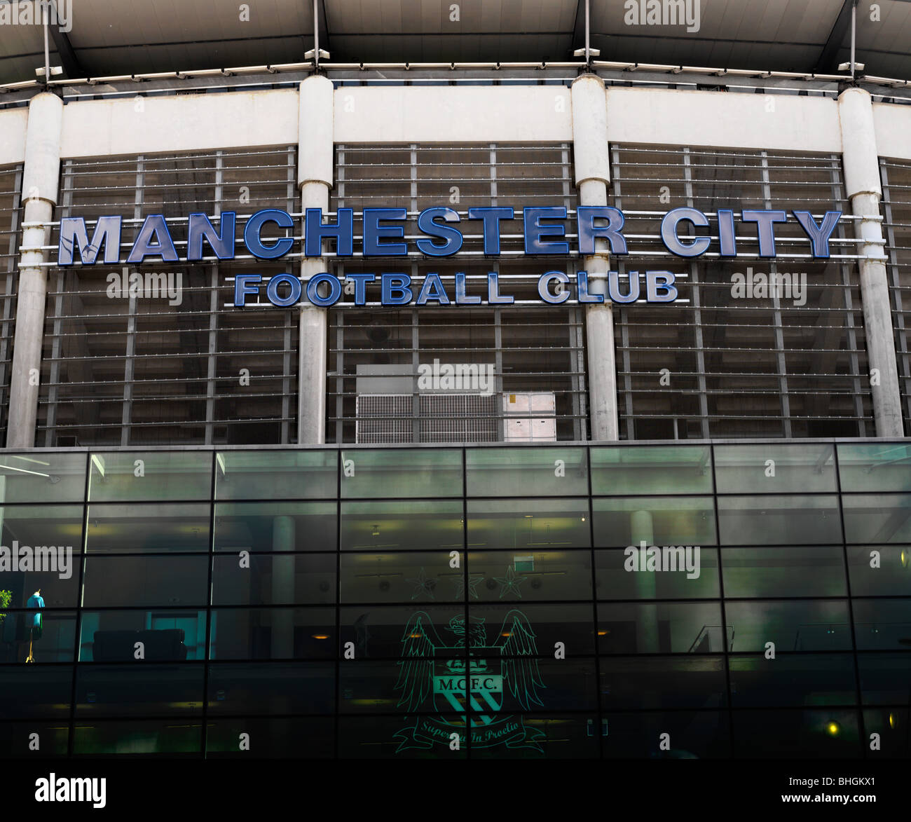 Manchester city stadium entrance hi-res stock photography and images ...