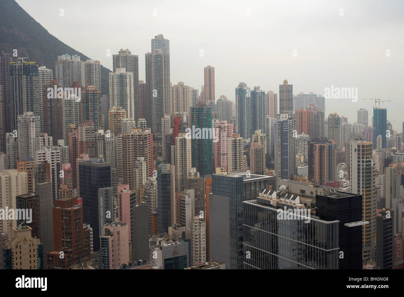 High rise buildings in Hong Kong Stock Photo - Alamy