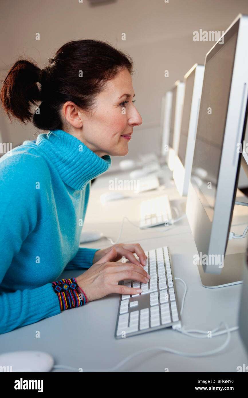 Pc terminal hi-res stock photography and images - Alamy