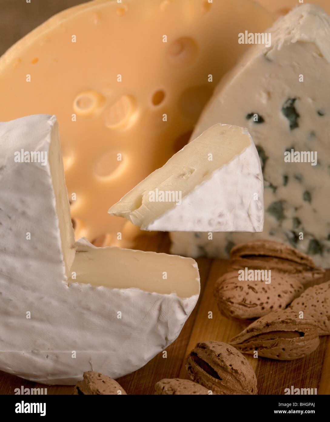 Business a still-life from classical samples of cheese Stock Photo - Alamy