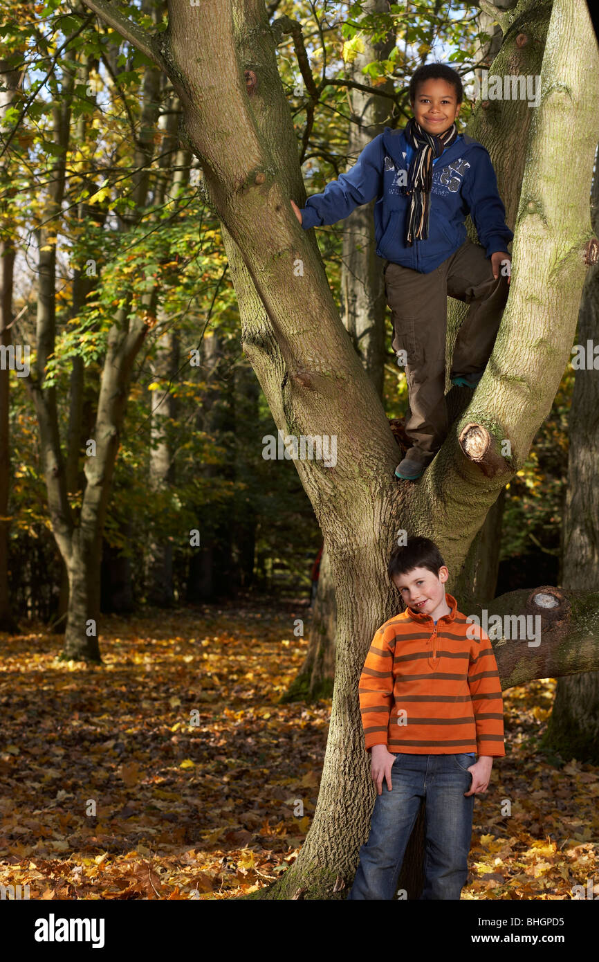portrait of boys outdoors Stock Photo - Alamy