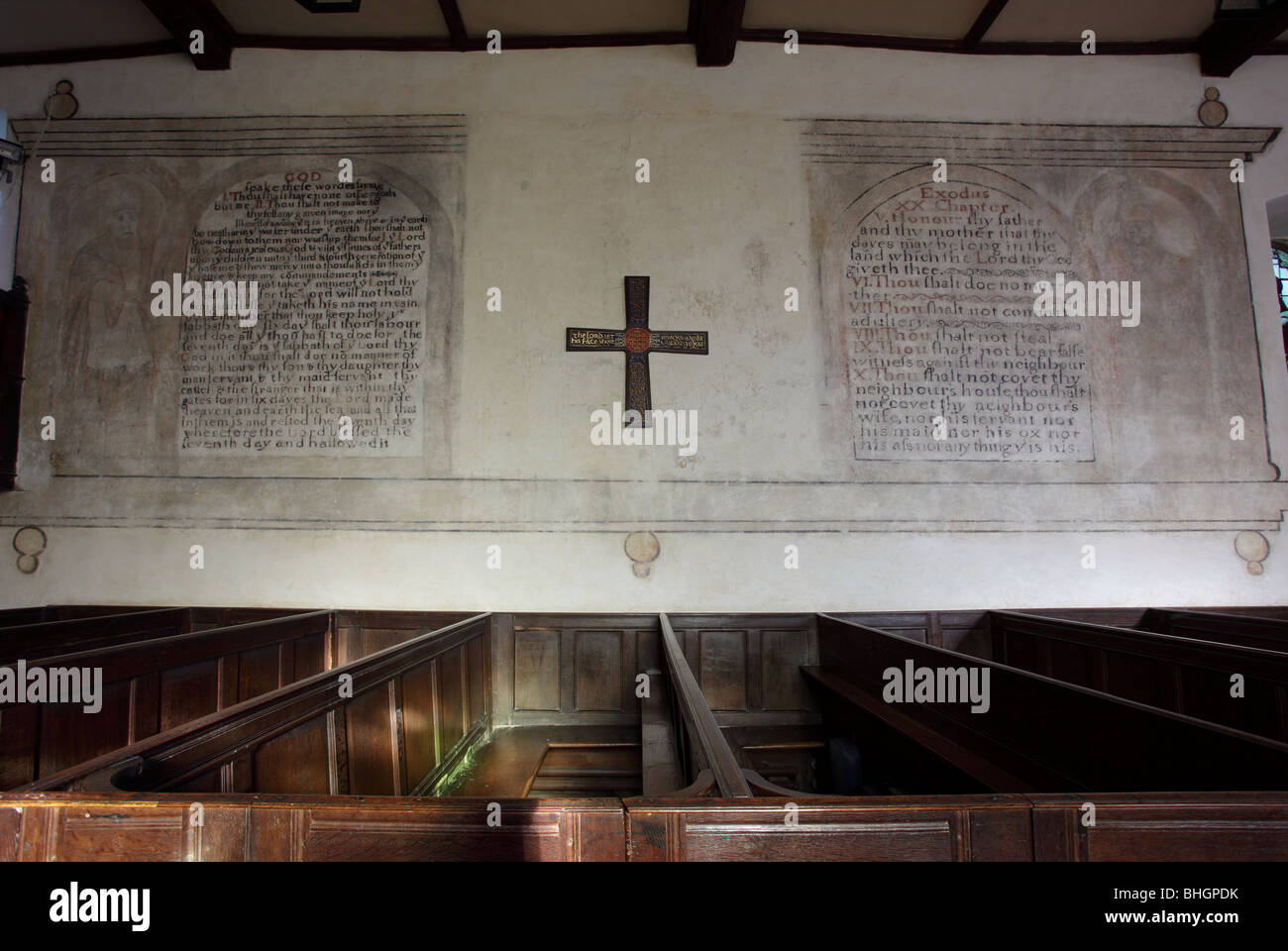 Situated on the north wall of St John the Baptist Church at Stokesay ...