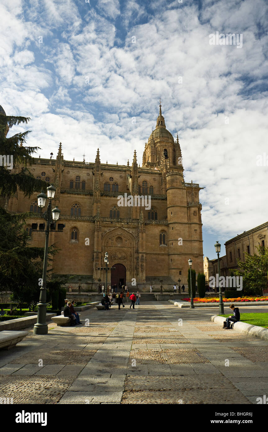 Main structure of Catedral Nueva, with tower of Cathedral Vieja behind ...