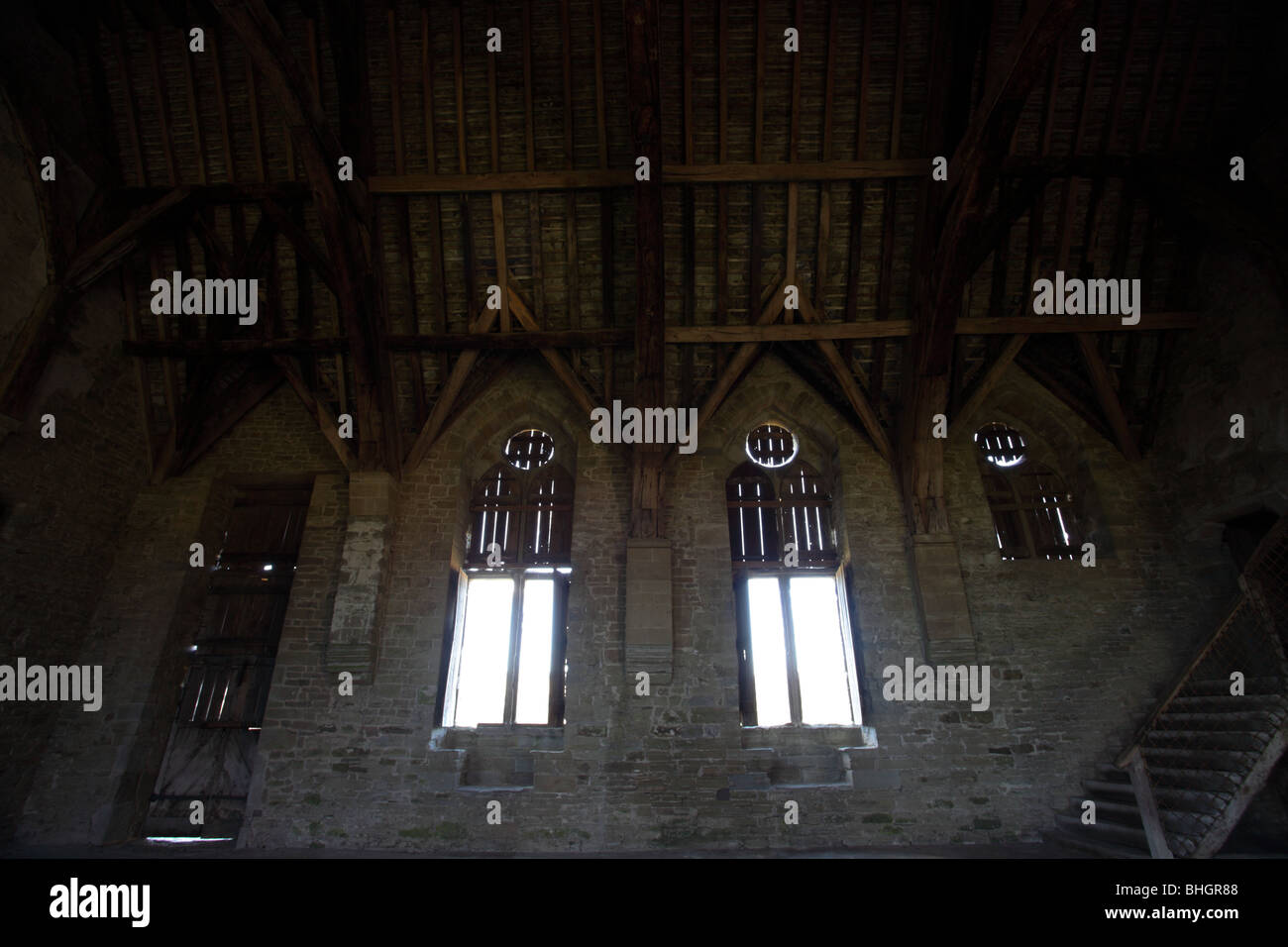 Stokesay castle shropshire interior hi-res stock photography and images ...
