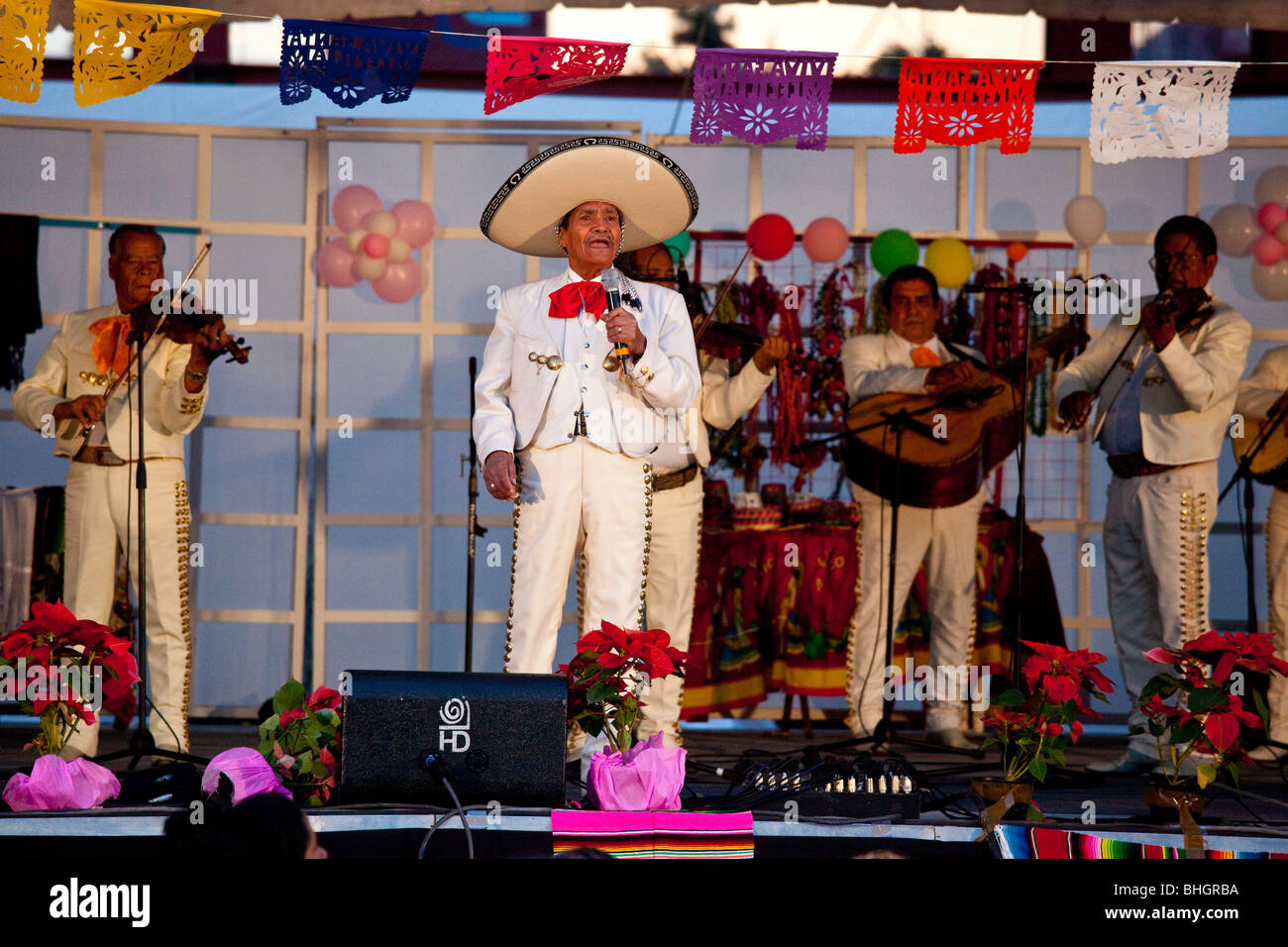 Mariachi Band at Plaza Garibaldi during Festival of Saint Cecilia in ...