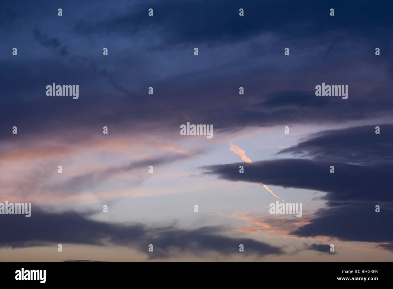 Beautiful evening sky Stock Photo - Alamy