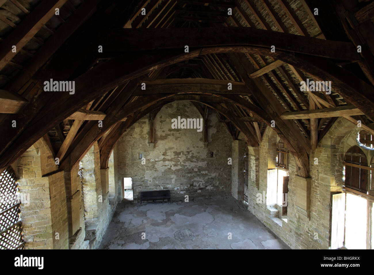 Stokesay castle hall shropshire hi-res stock photography and images - Alamy