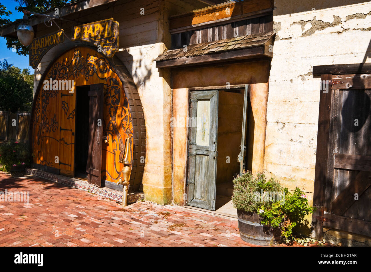 The Harmony Chapel, Harmony, California Stock Photo - Alamy