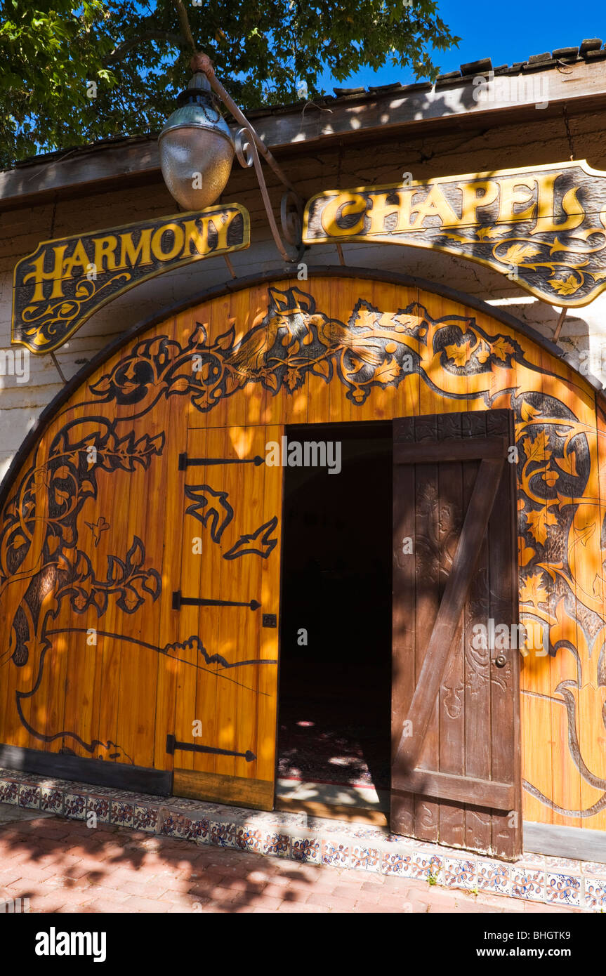 The Harmony Chapel, Harmony, California Stock Photo - Alamy