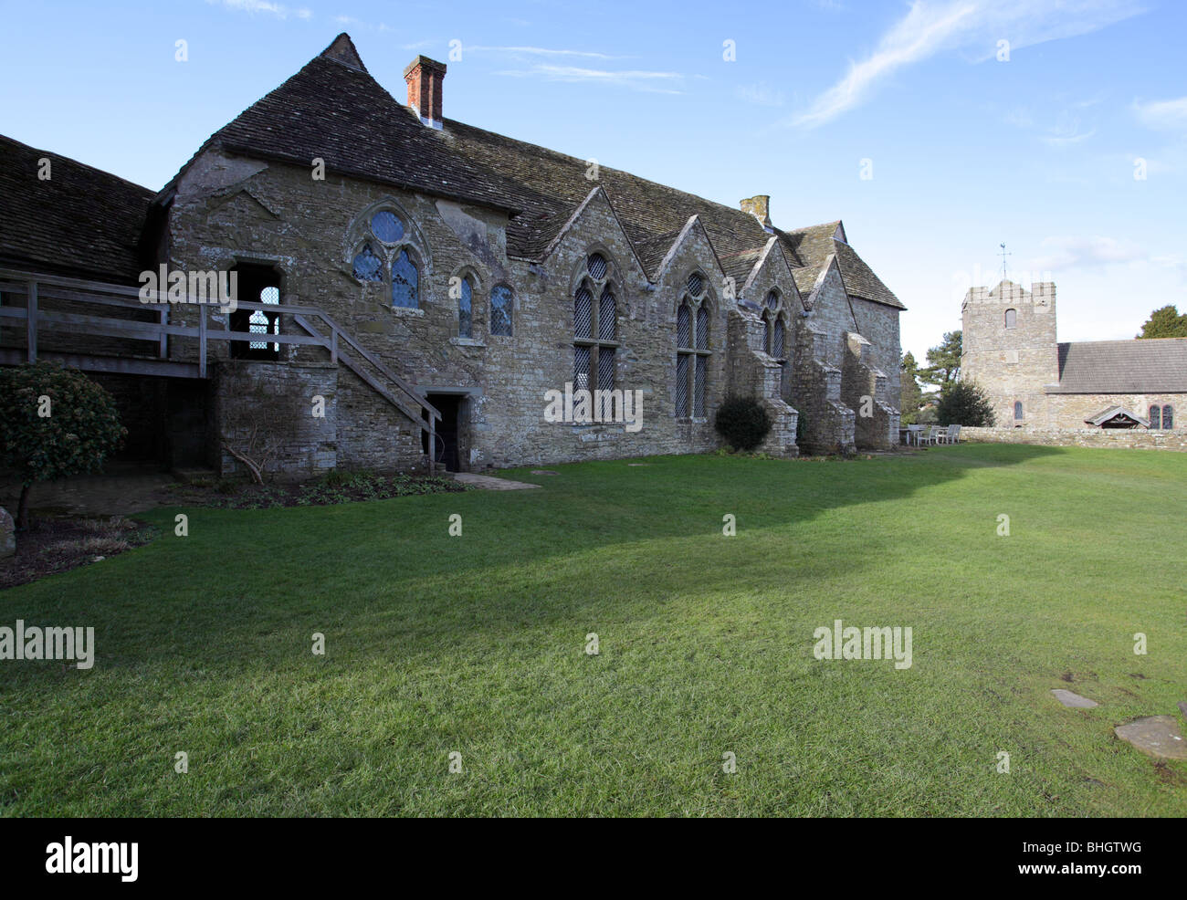 Stokesay castle shropshire interior hi-res stock photography and images ...