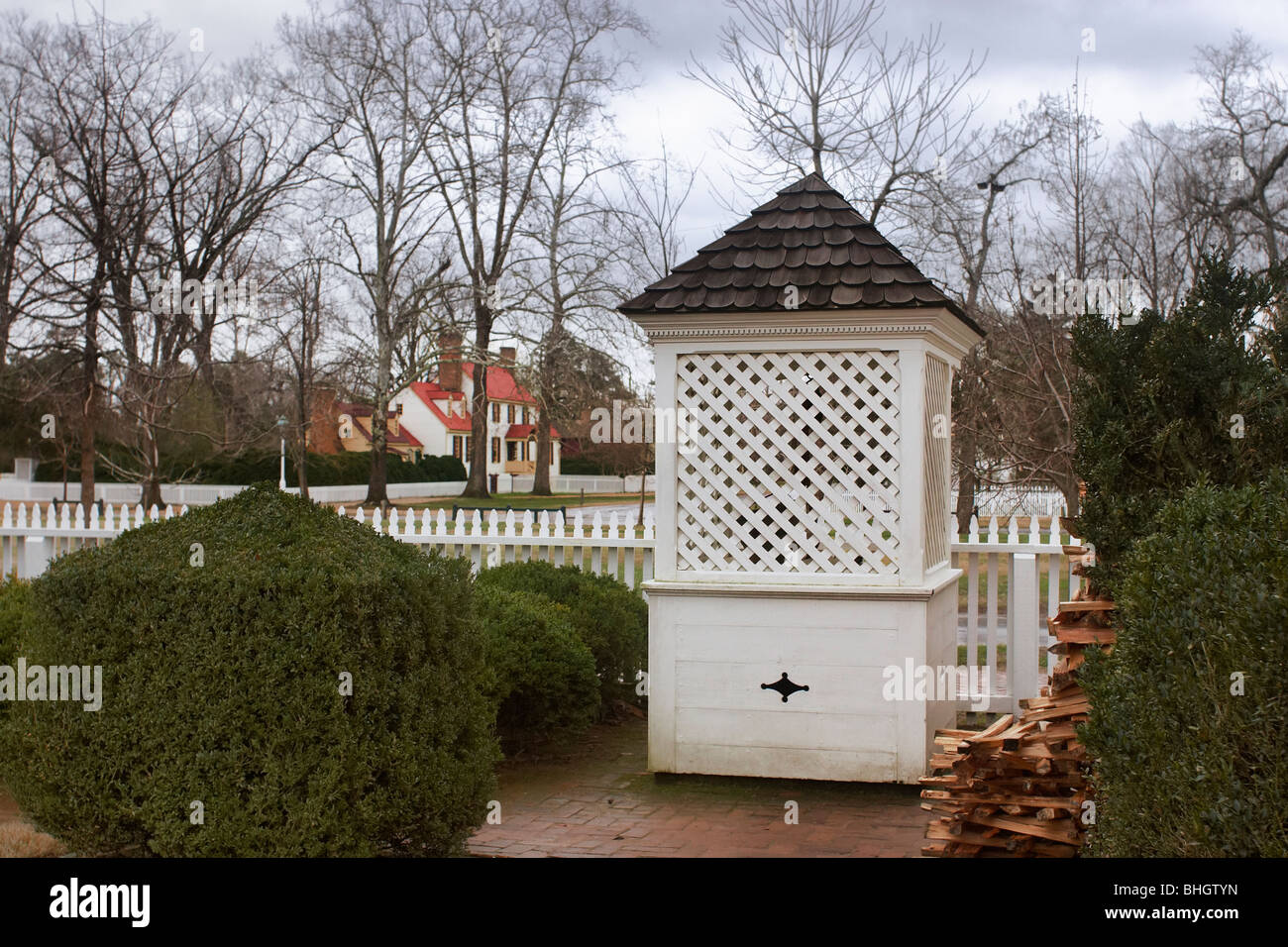 Colonial Williamsburg Water Wells Architecture