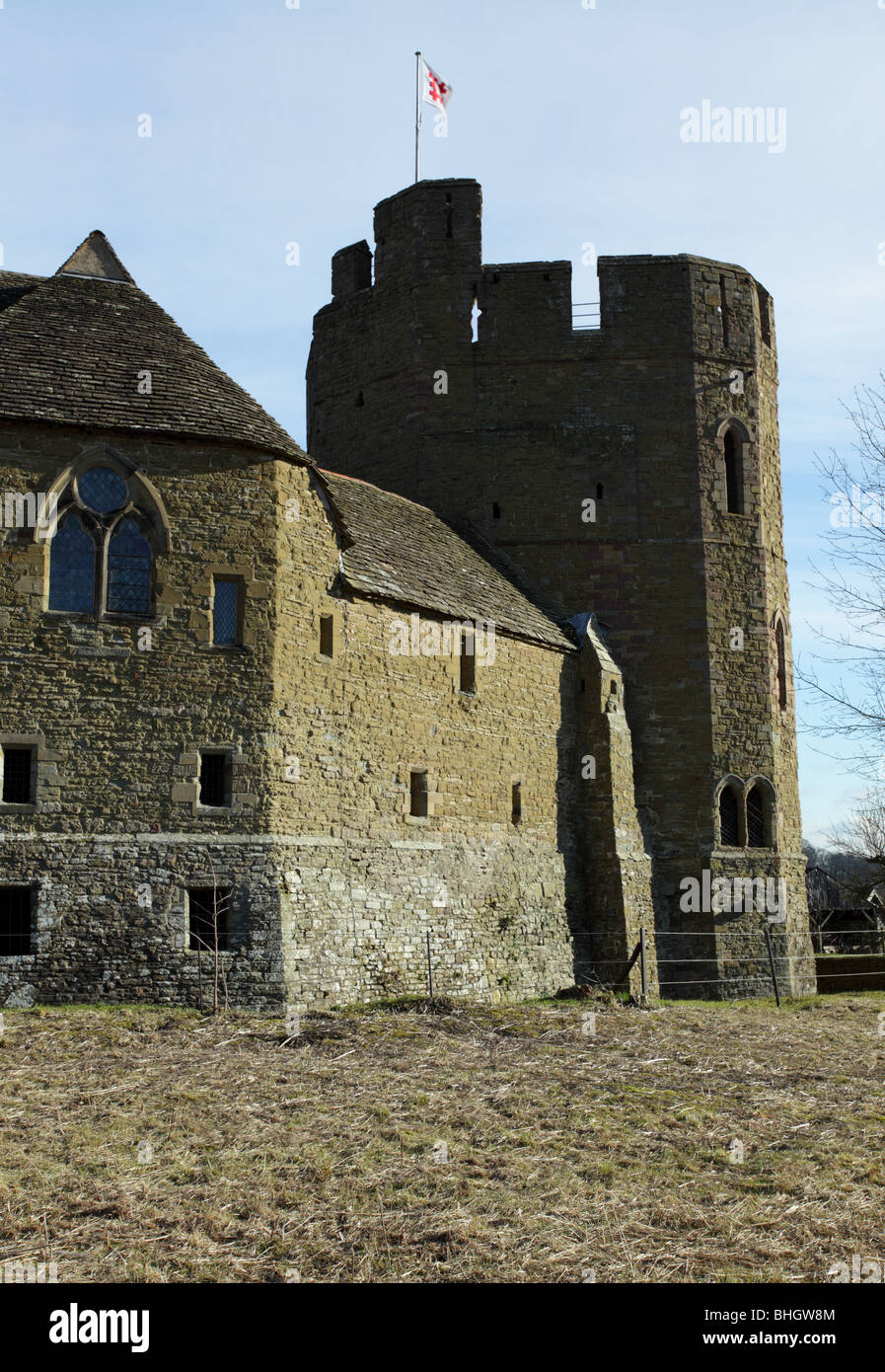 Stokesay castle shropshire interior hi-res stock photography and images ...