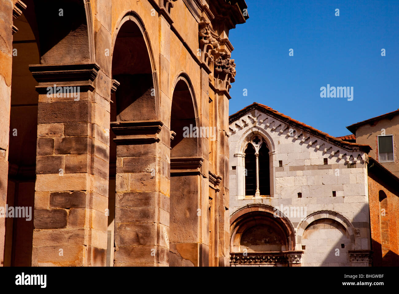 Building details in Lucca, Tuscany Italy Stock Photo - Alamy