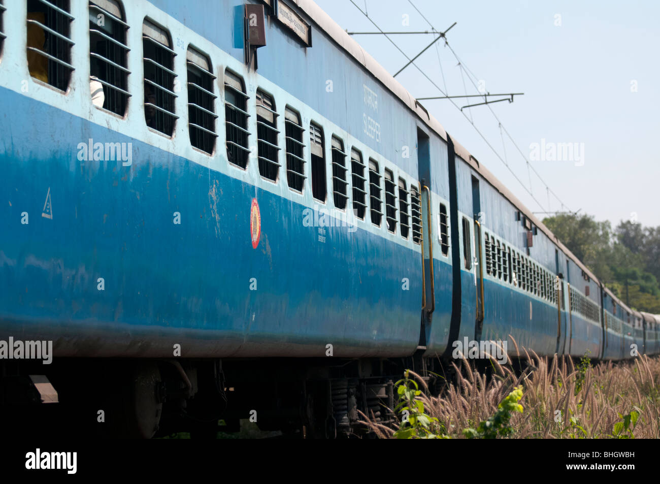 Second class indian train carriage hi-res stock photography and images ...