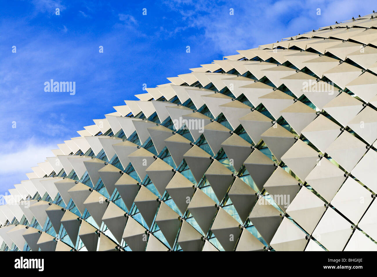 Esplanade architecture detail singapore hi-res stock photography and ...