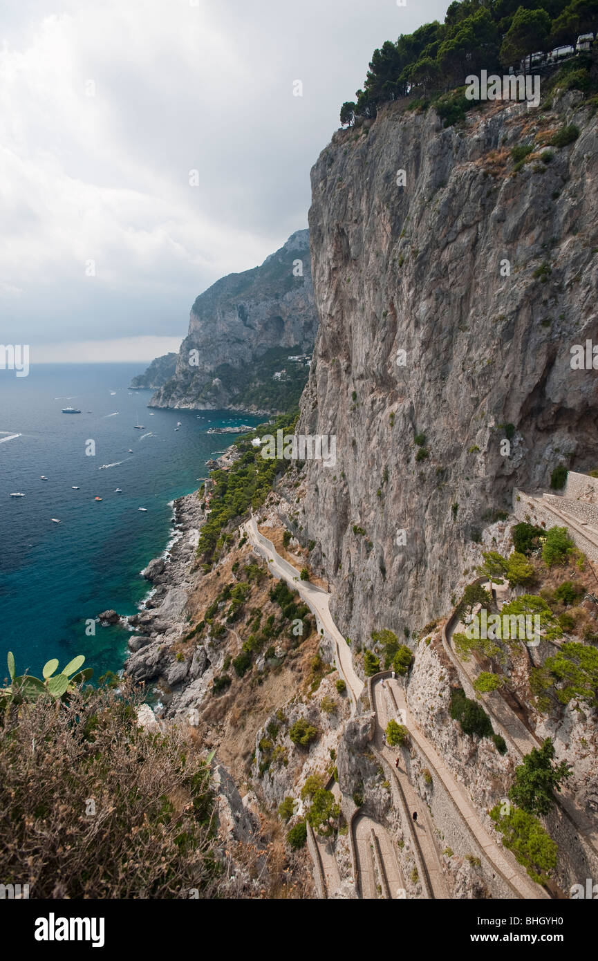 Capri gardens of augustus hi-res stock photography and images - Alamy
