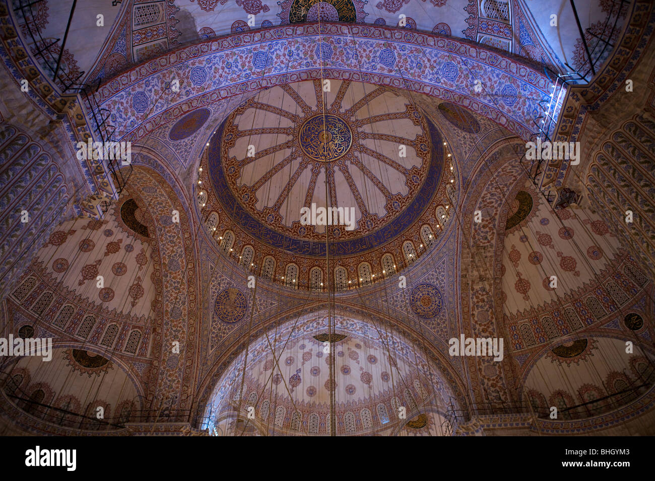 Dome of the Blue Mosque, Istanbul, Turkey, Mediterranean sea, Eurasia ...