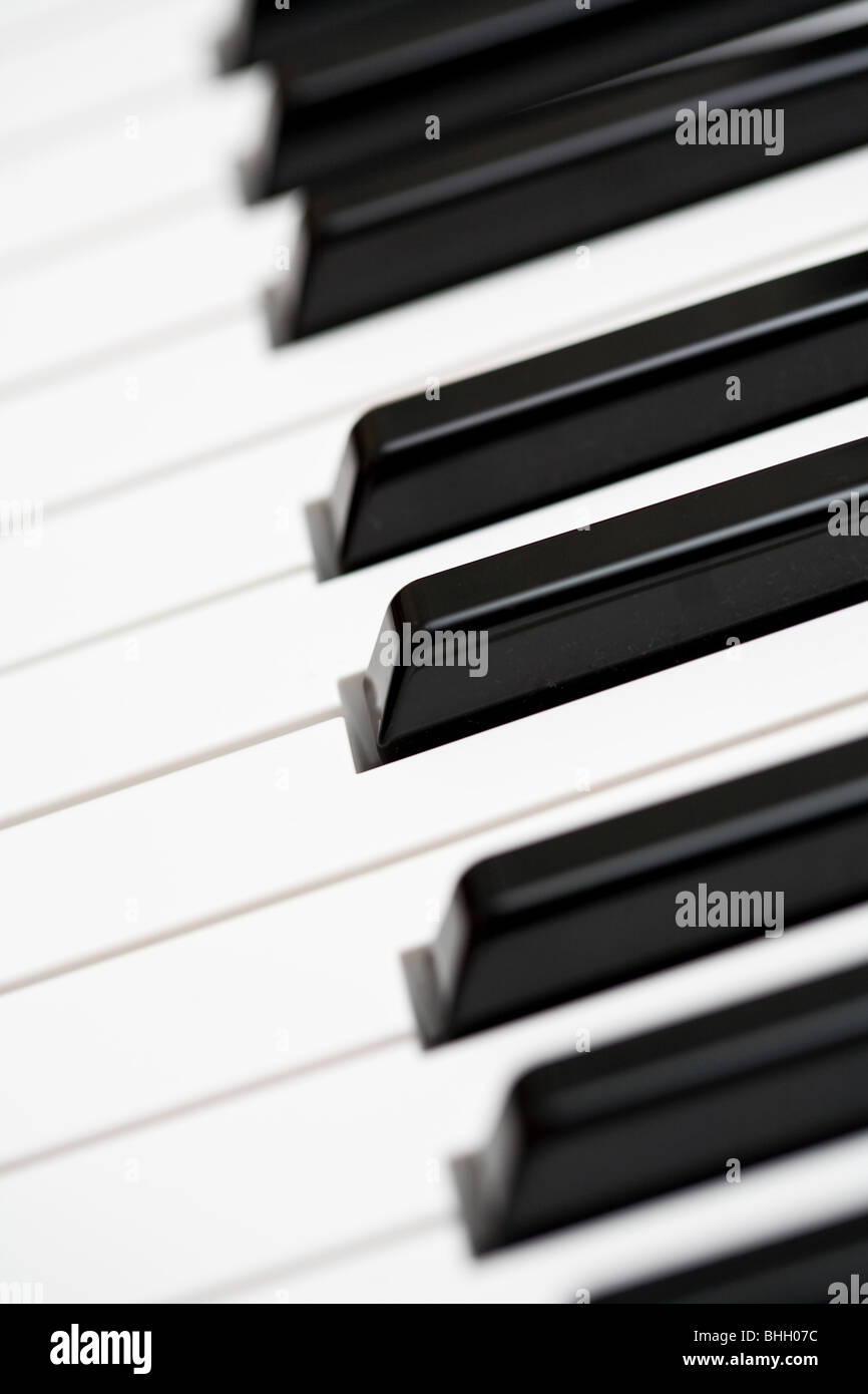 Close up of a piano keyboard Stock Photo - Alamy