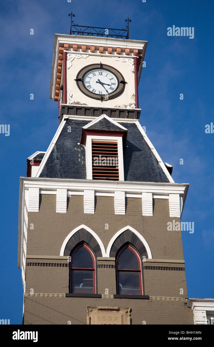 Clock tower in Lebanon, Ohio Stock Photo - Alamy