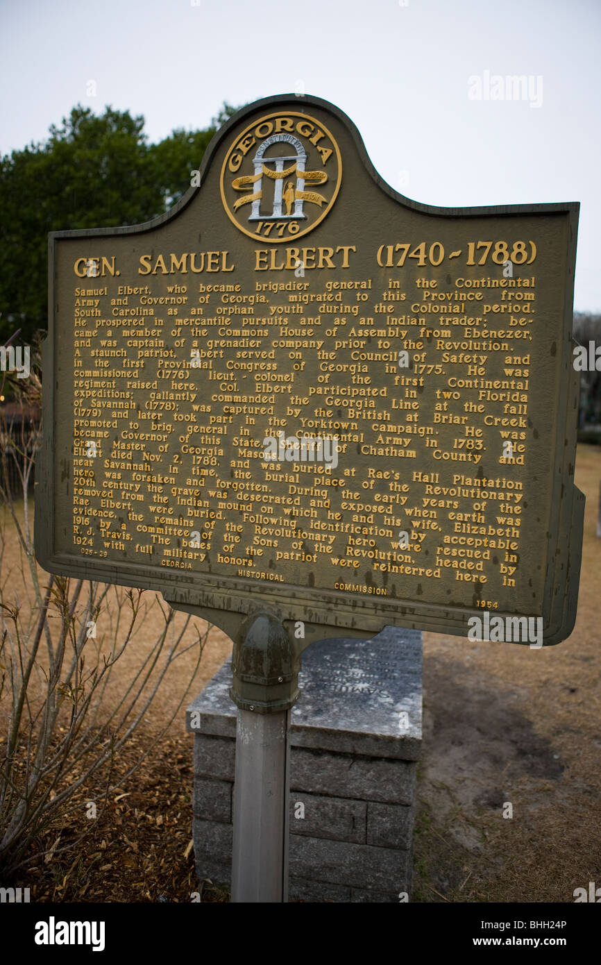 GEN. SAMUEL ELBERT (1740-1788) Samuel Elbert, who became brigadier ...