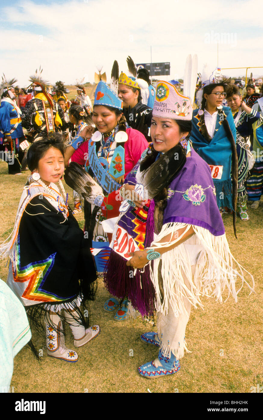 American Native Indian costume dance compete tribe fun event smile ...