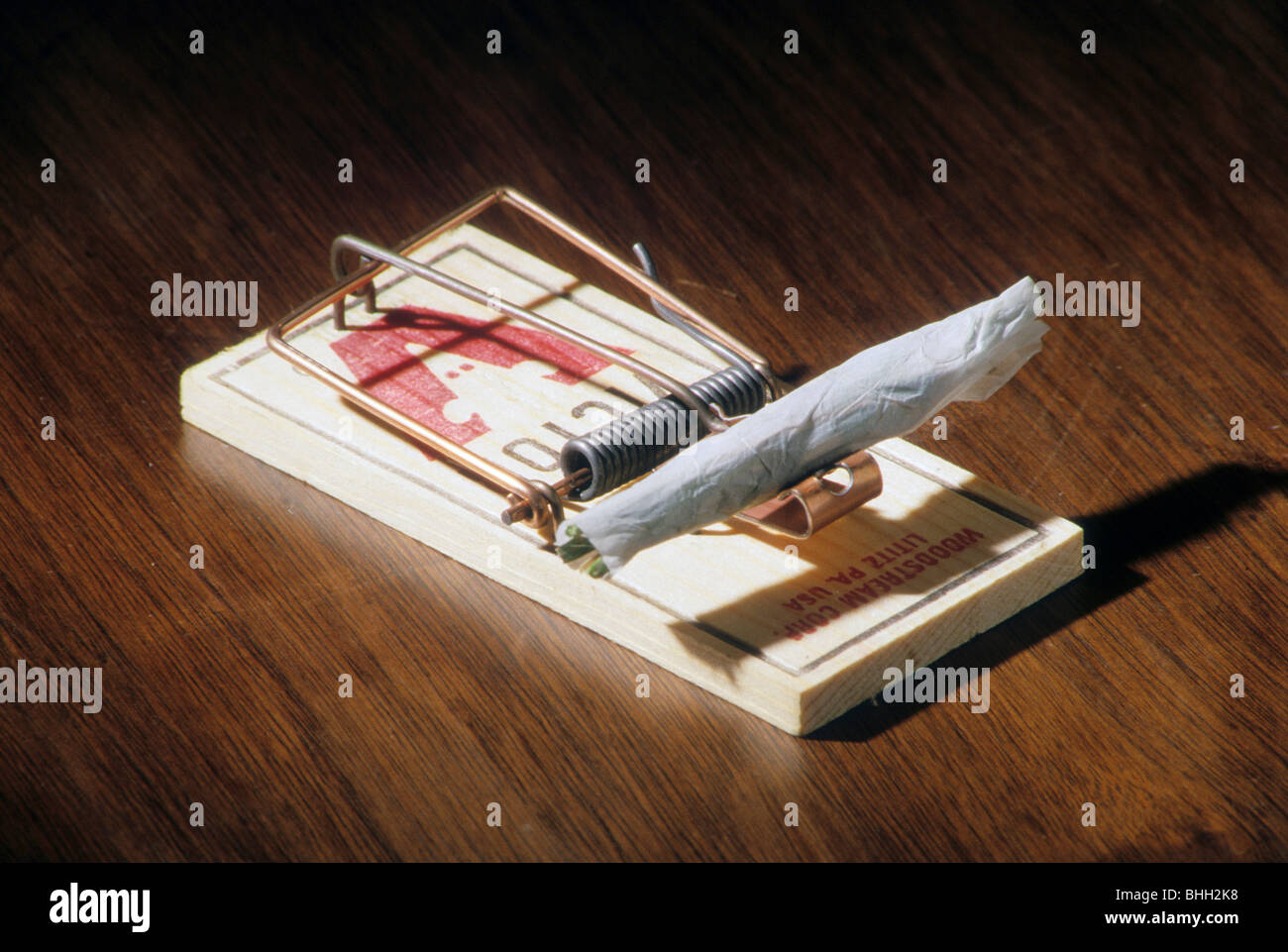 Marijuana grass pot drug trap cigarette joint bait feed entice attract ...