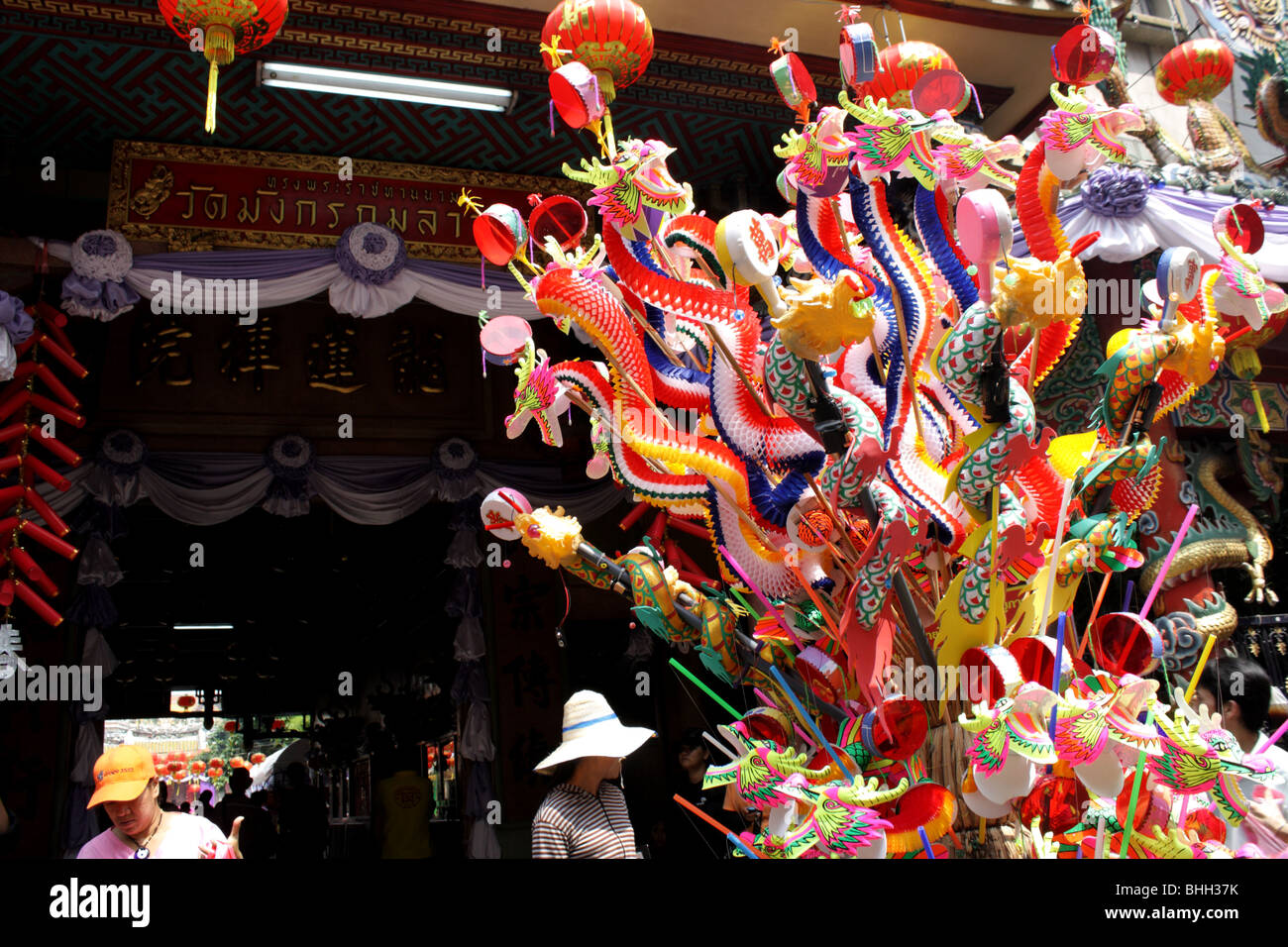 Chinese Dragon , Chinese new year festival at Yaowarat Road , Bangkok ...