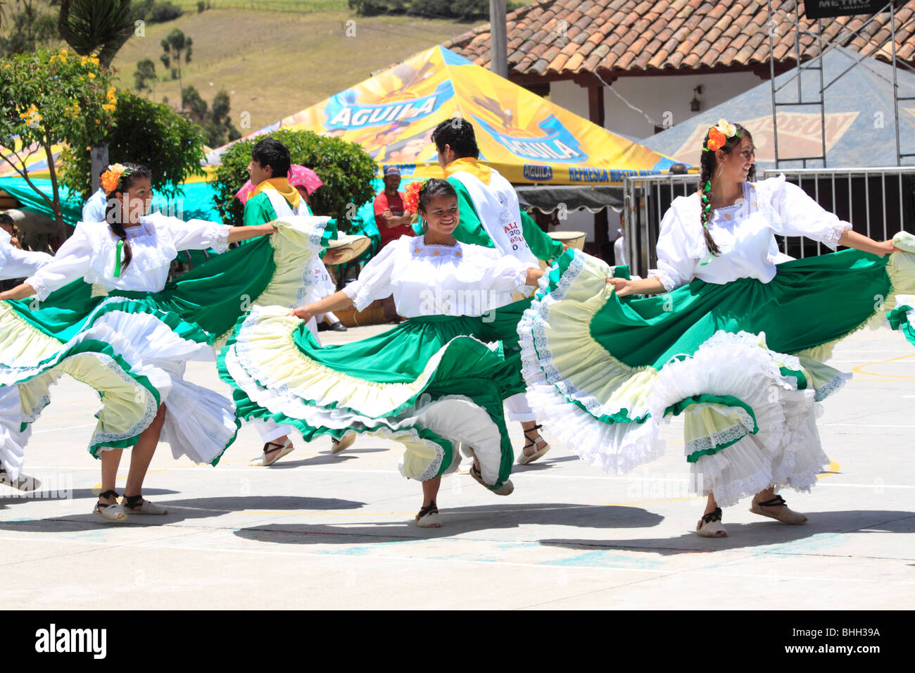 folk dance group of Pedagogic University of Colombia performing ...