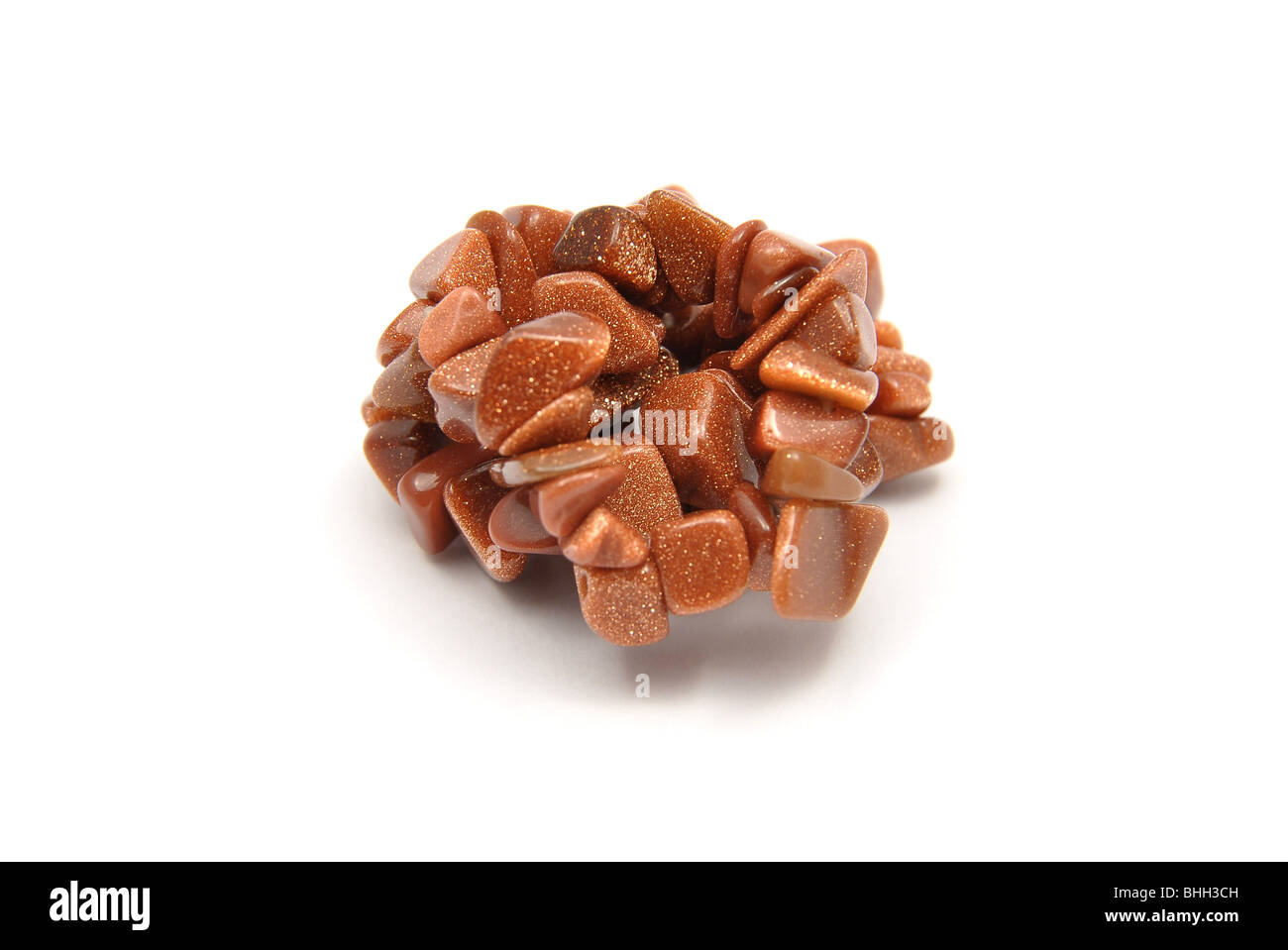 Detailed and colorful image of glittering goldstone Stock Photo - Alamy