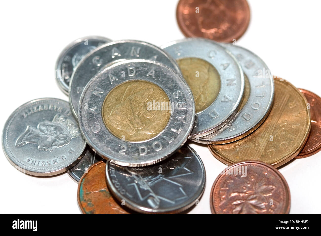 Canadian change hi-res stock photography and images - Alamy