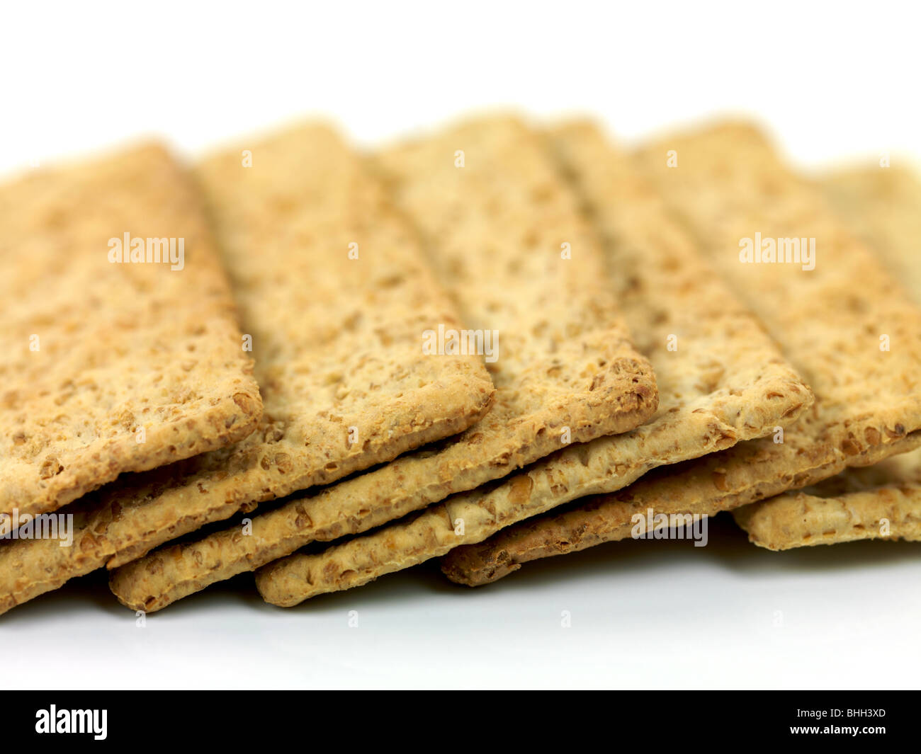 Savory crackers isolated against a white background Stock Photo - Alamy