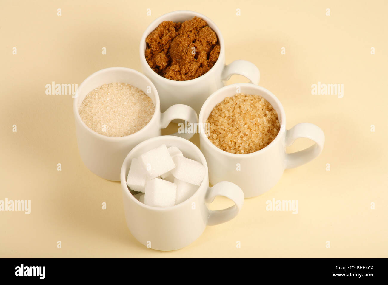 Selection of sugars Stock Photo - Alamy