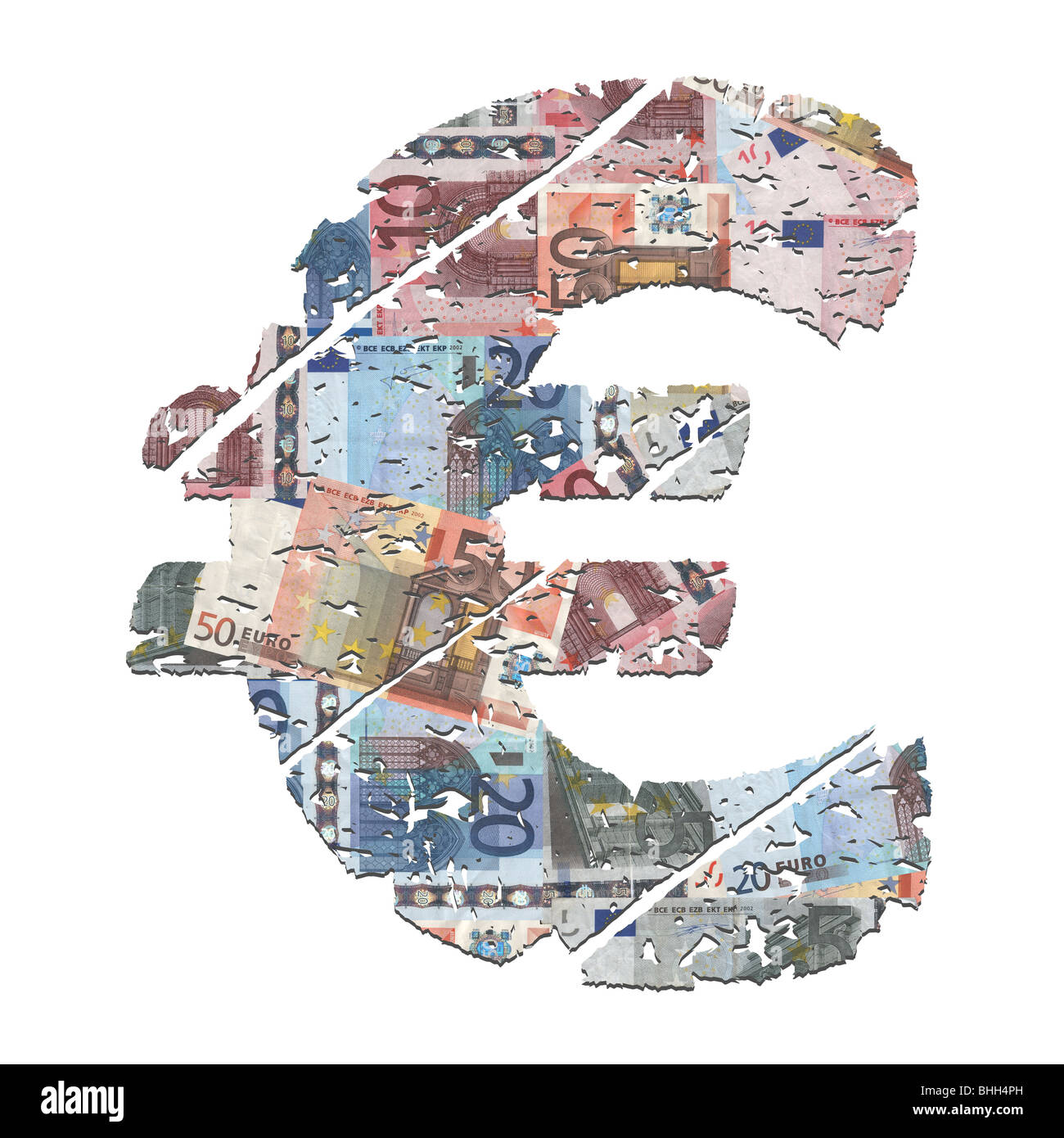 grunge euro symbol with currency on white illustration Stock Photo - Alamy