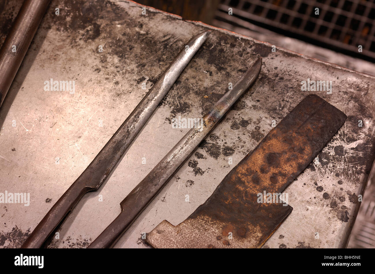 glass crystal shaping tools Stock Photo - Alamy