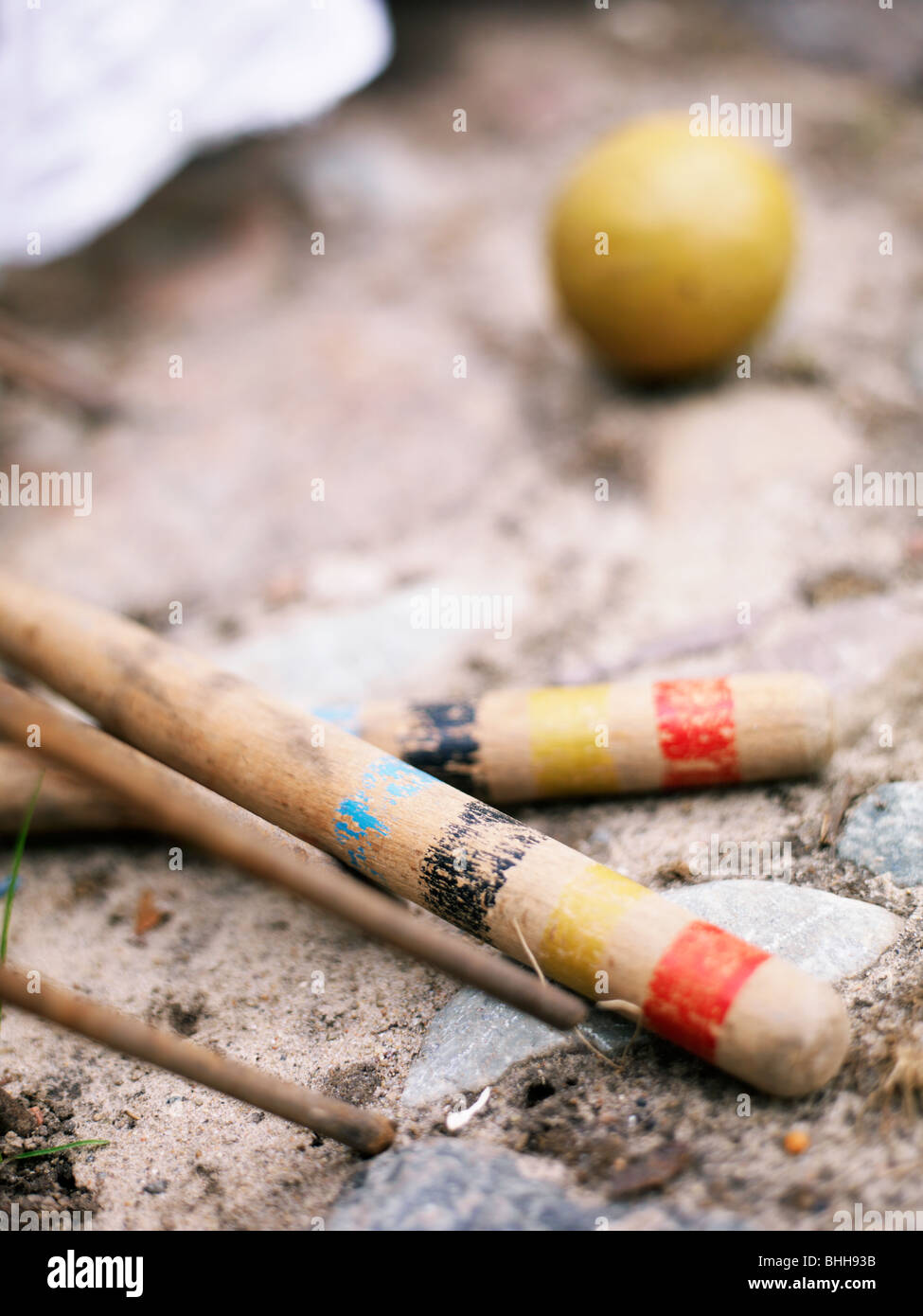 Croquet set, close-up, Sweden Stock Photo - Alamy