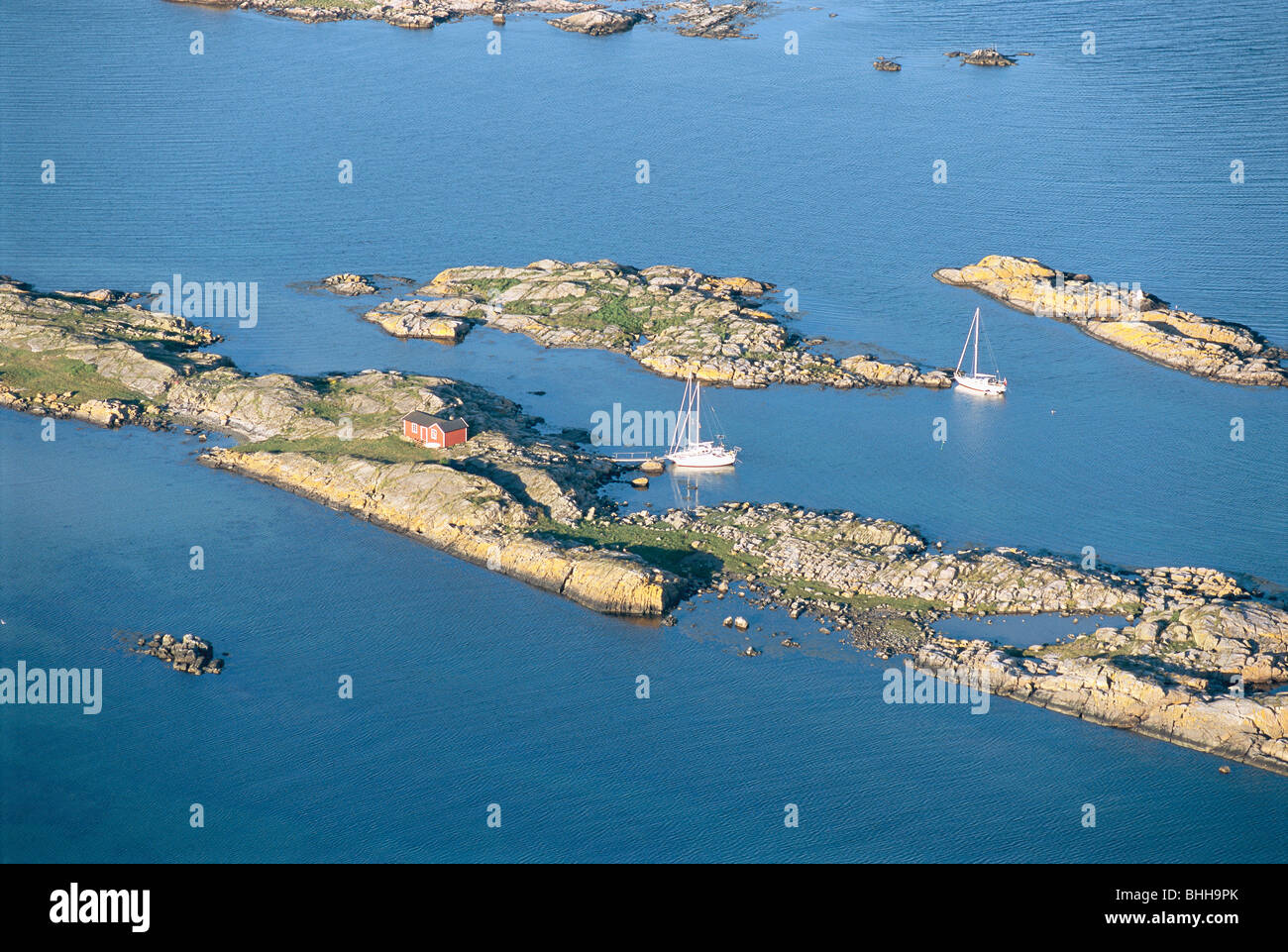 Aerial sweden sailboat hi-res stock photography and images - Alamy