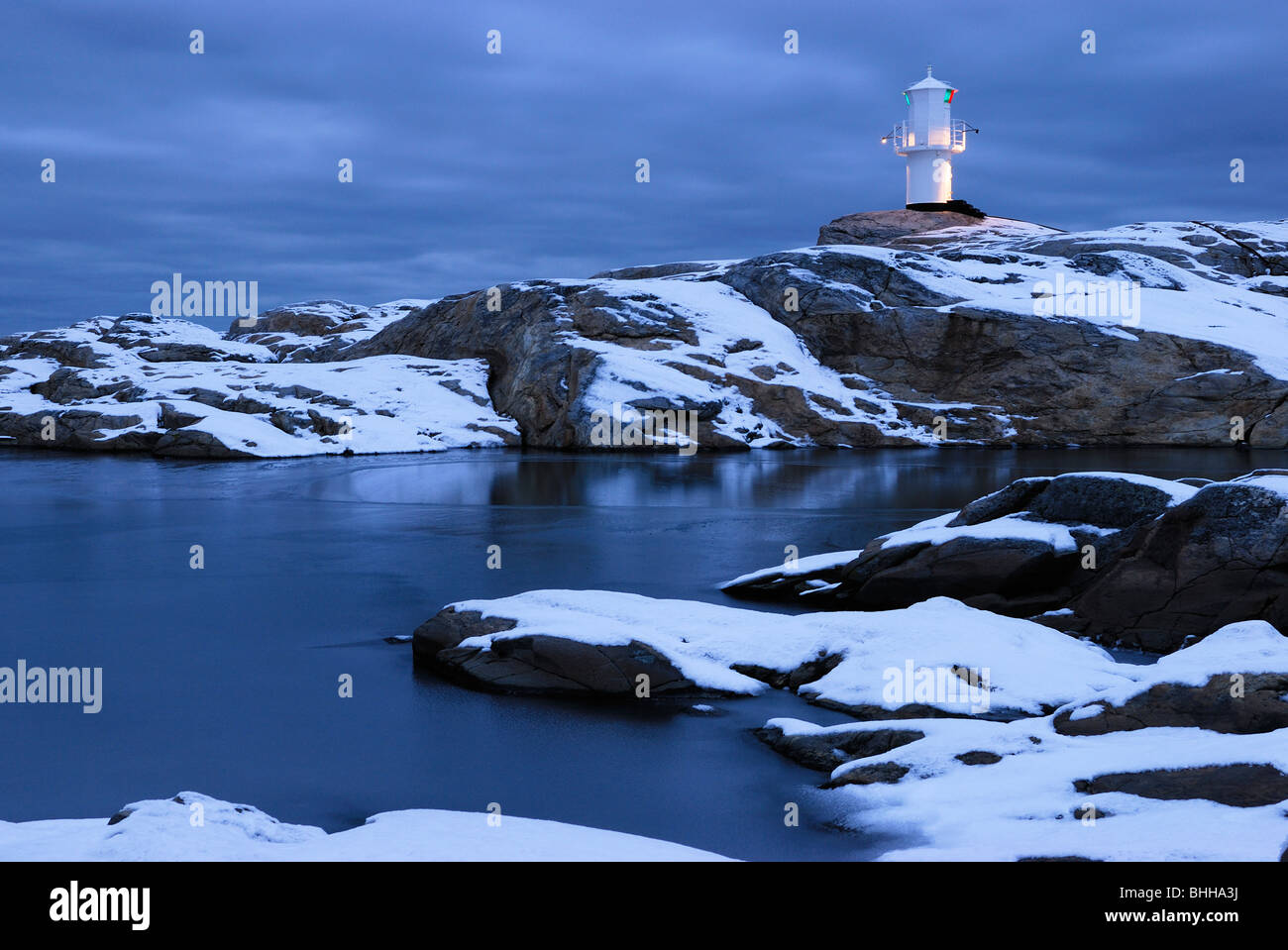A lighthouse, Bohuslan, Sweden Stock Photo - Alamy