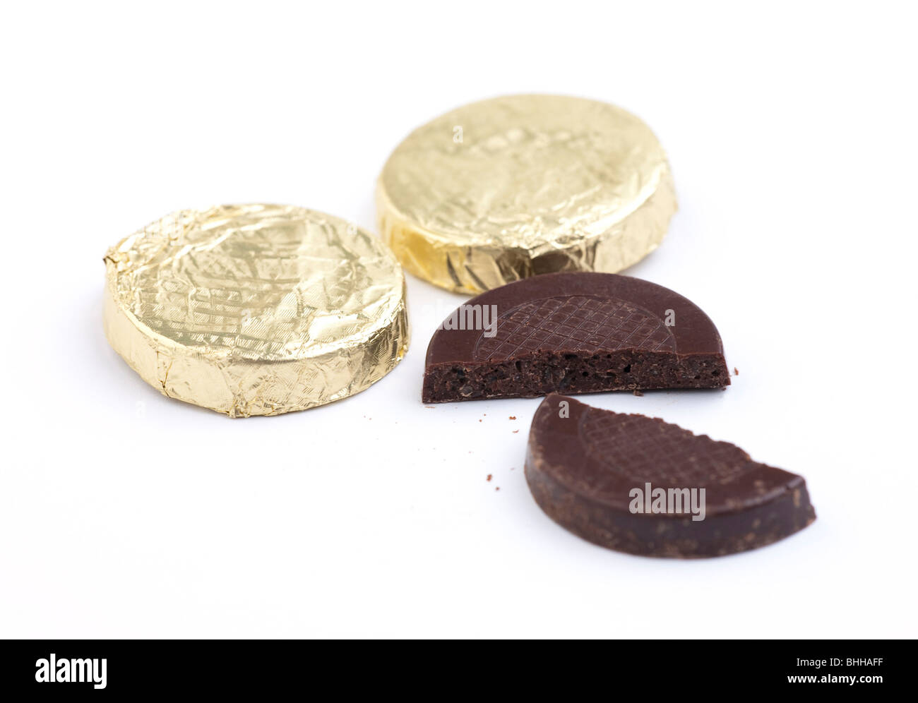 Small round chocolates Cut Out Stock Images & Pictures - Alamy